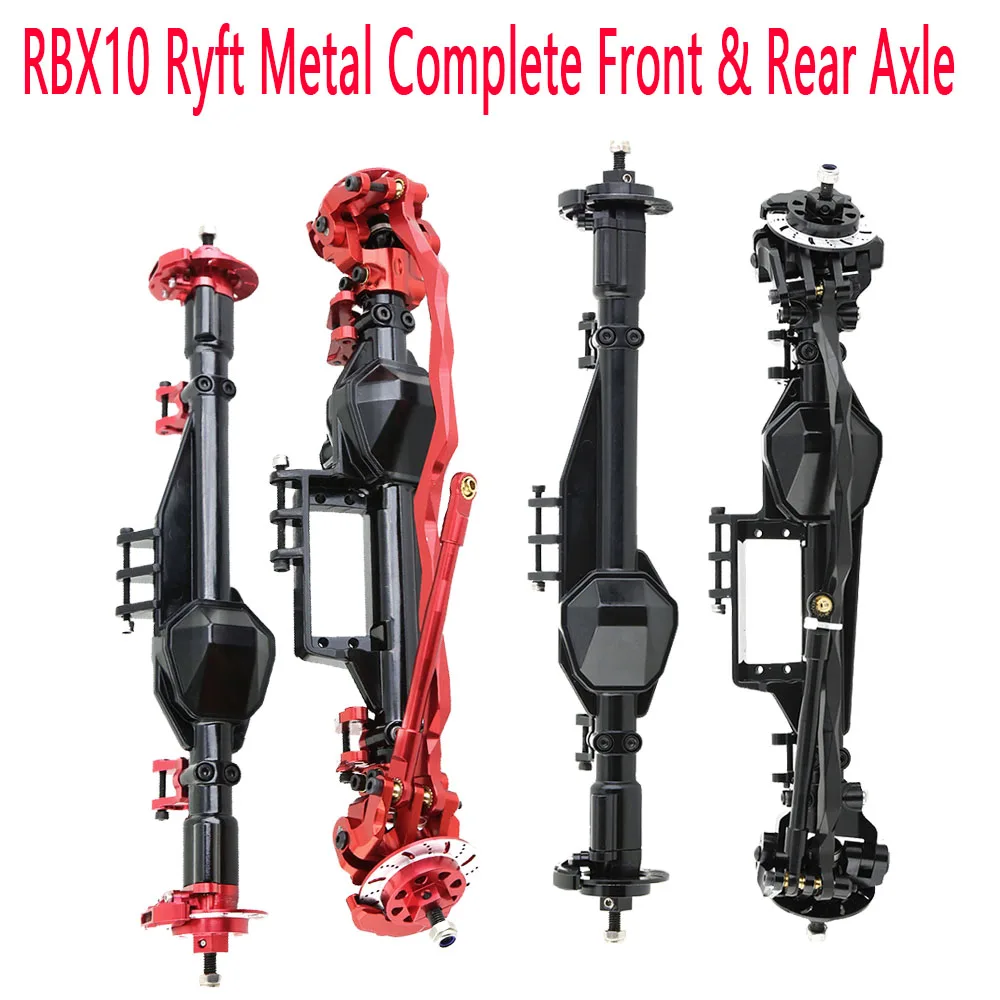 Axial rbx10 ryft metal completo dianteiro & eixo traseiro para 1/10 rc ...