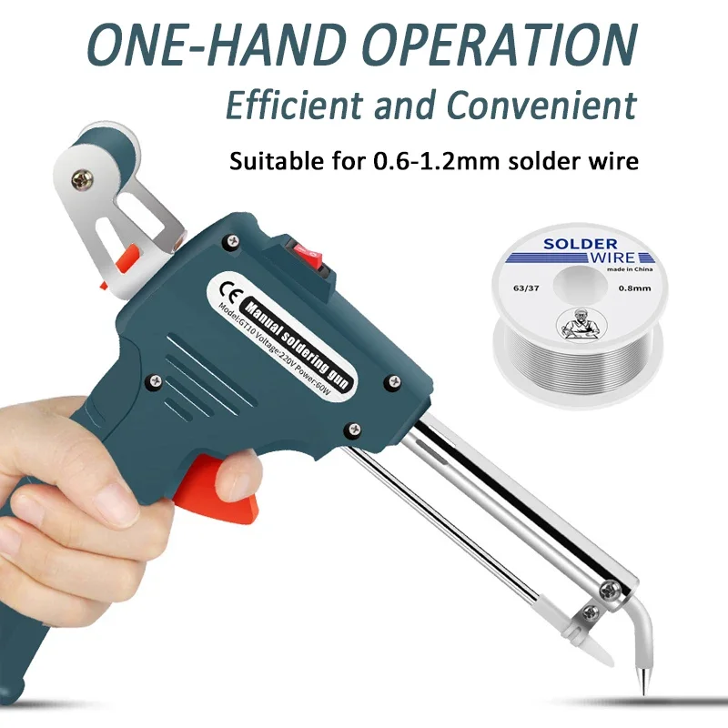 60W-110V-220V-Corded-Electric-Welding-Gun-Hand-Held-Soldering-Iron ...