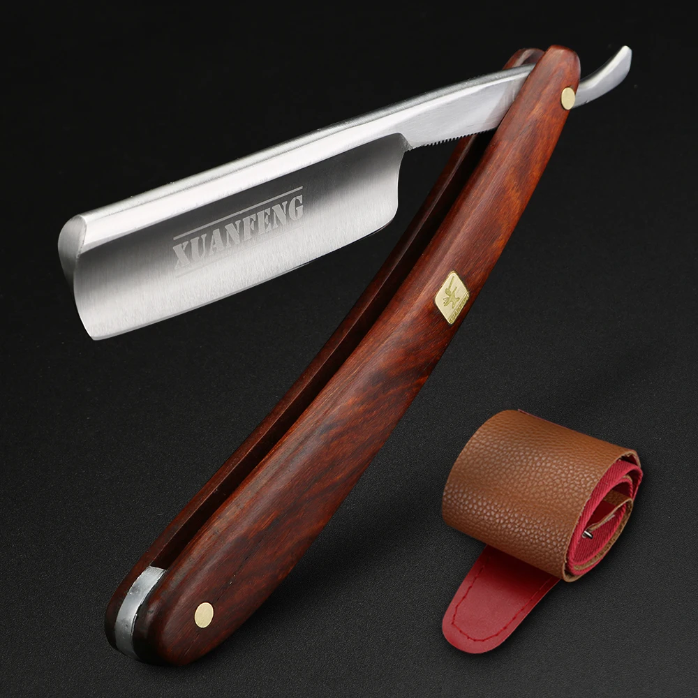XUAN-FENG-Zambian-Bloodwood-Folding-Razor-Hardened-Steel-High-Hardness ...