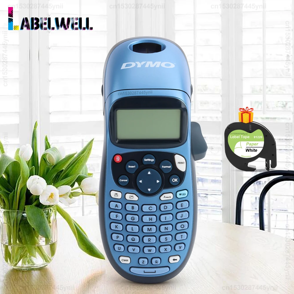 Dymo-LT-100H-etiketten-drucker-tragbarer-dymo-letratag-lt100h-etiketten-hersteller-selbst ...