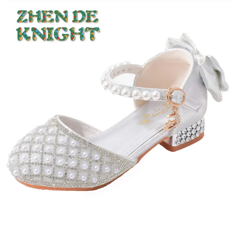 Girl-Shoes-Fashion-Sequins-Rhinestone-Kids-Princess-Shoes-Pearl-Girls ...