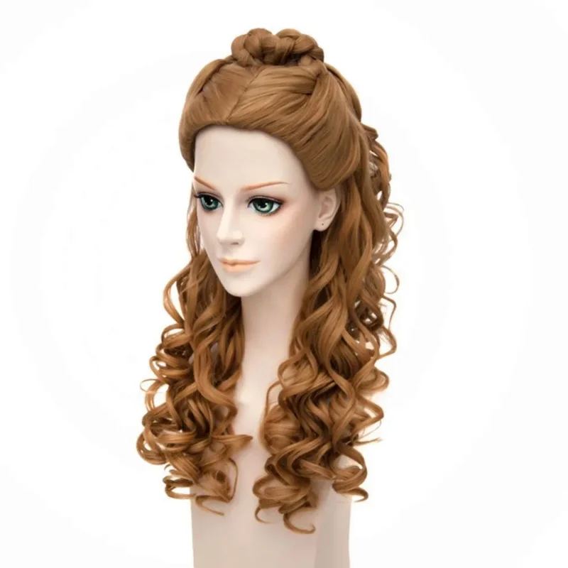 Womens-Cinderella-Live-Action-Movie-Cosplay-Wigs-Belle-Braided-Long ...