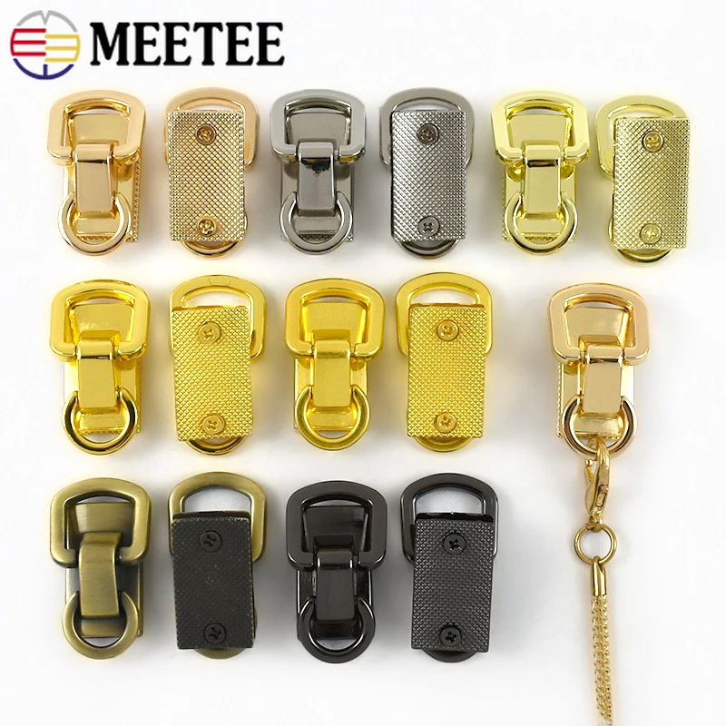 2/4Pcs 34mm D Ring Metal Buckles for Women's Handbags Hanger Side ...