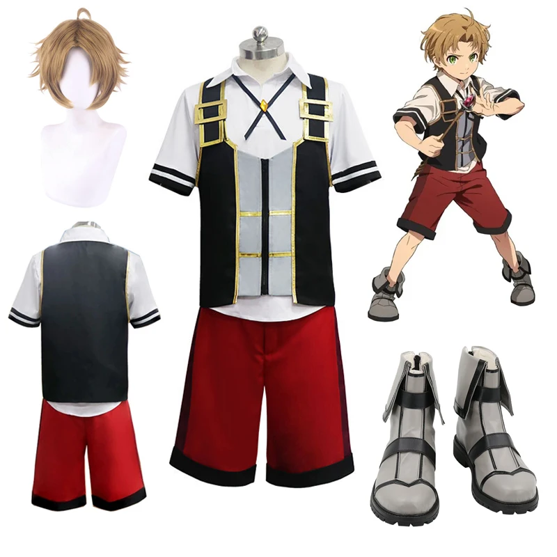 Anime-Mushoku-Tensei-Rudeus-Greyrat-Cosplay-kost-m-Rudeus-Greyrat-ba-l ...
