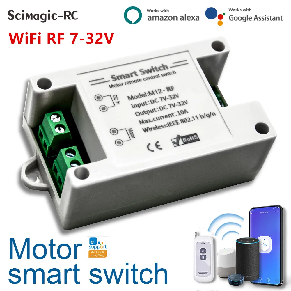 24V-Smart-Motor-Remote-Control-Switch-Wifi-Controller-12V-DC-Sliding ...
