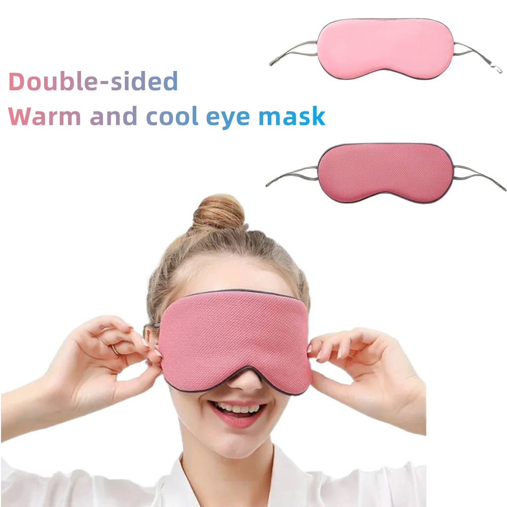 Double Sided Warm And Cool Sleeping Mask Eye Mask Eye Fatigue Relief ...