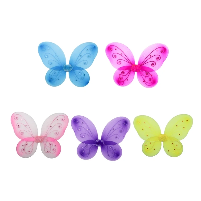 Fairy Wings for Girls Kid Wings Halloween Cosplay Wings Princess Wings ...