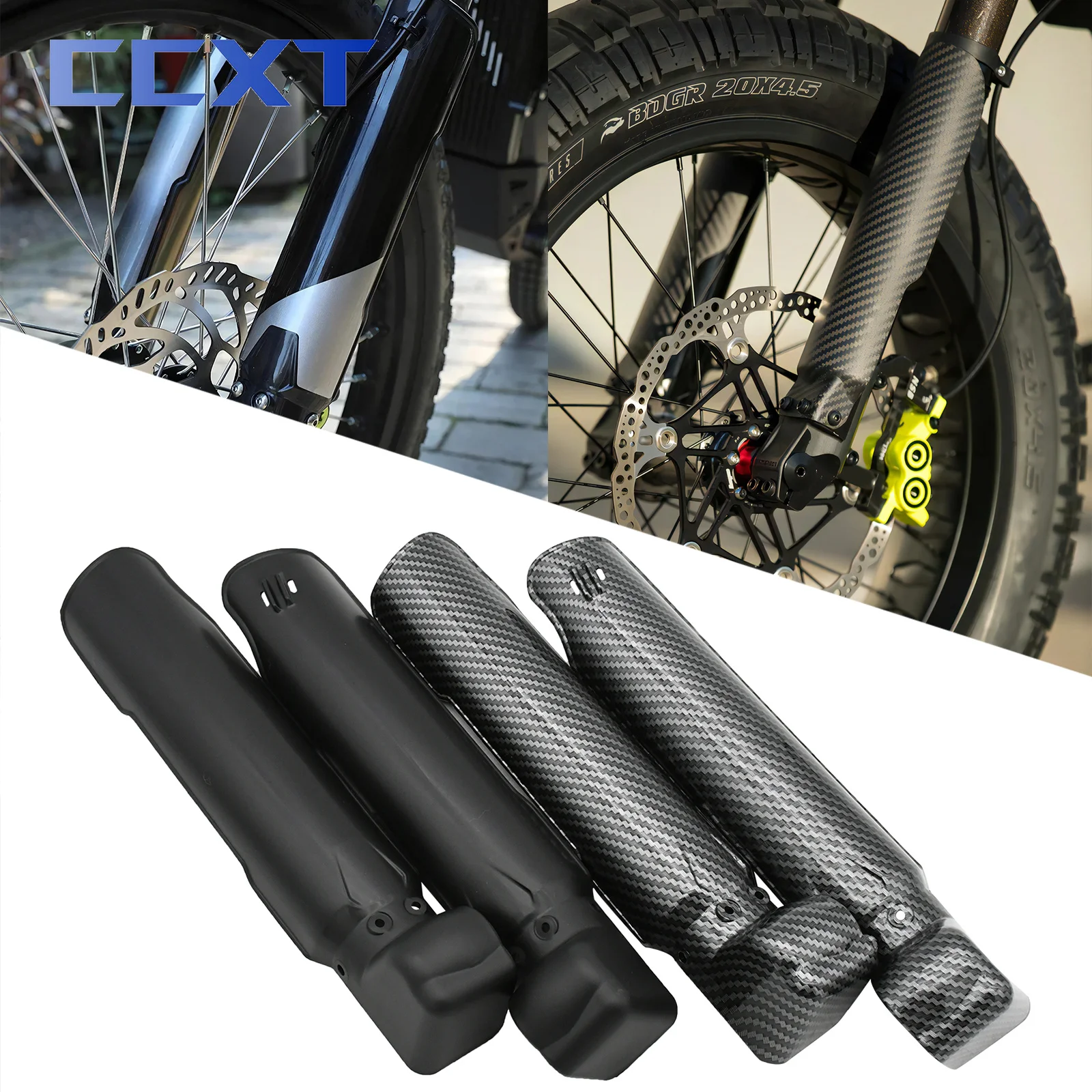 Electric Motorcycle Vehicle Front Fork Guard Shock Absorber Cover Wheel ...