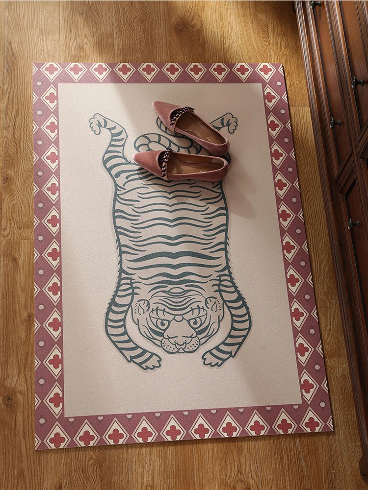 Tiger-Mat-Red-Doorway-Carpet-Bedroom-Decorative-Tiger-Rug-Kitchen-Floor ...