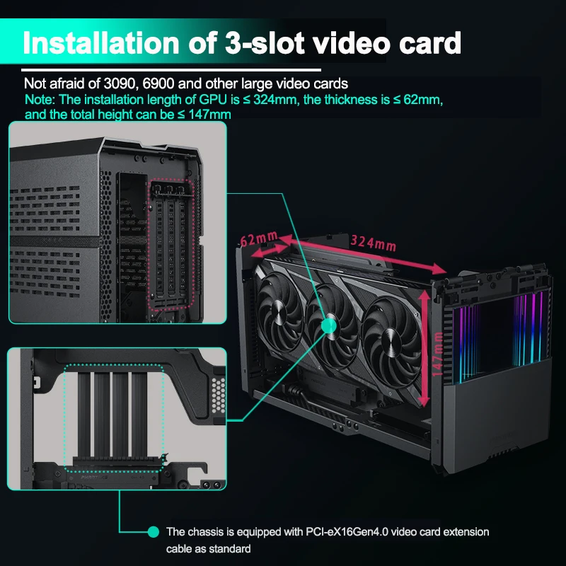 specifikation Banyan Automatisk mini itx case 3 slot gpu Have en picnic ...