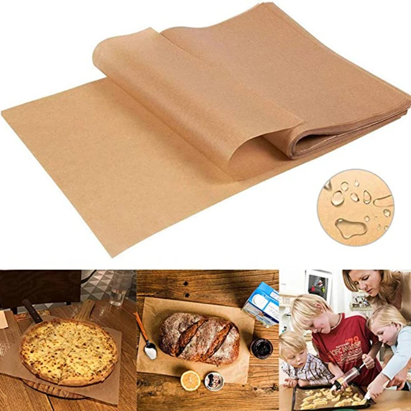 50pcs-Parchment-Paper-Baking-Paper-Double-sided-Silicone-Oil-Paper-for ...