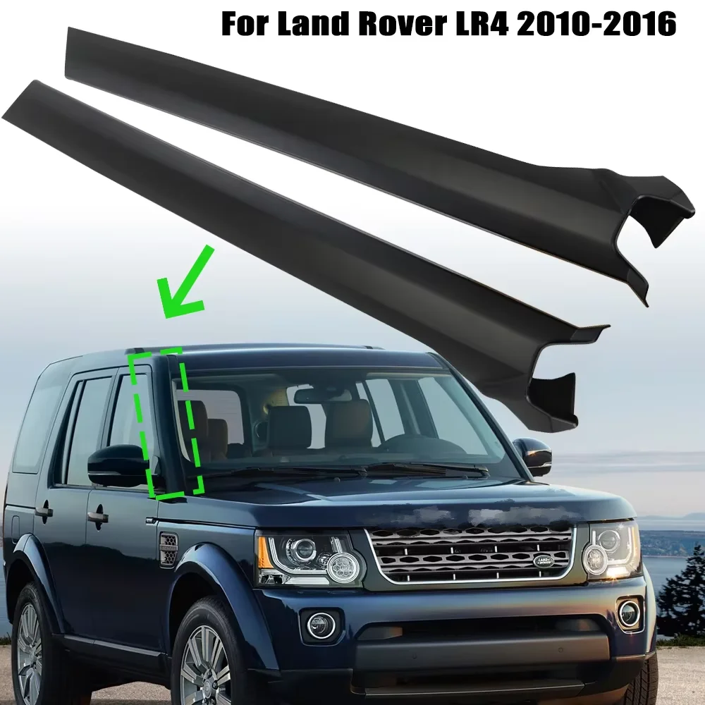 Front Wind Shield A Pillar Trim for Land Rover LR3 LR4 2005-2016 ABS ...