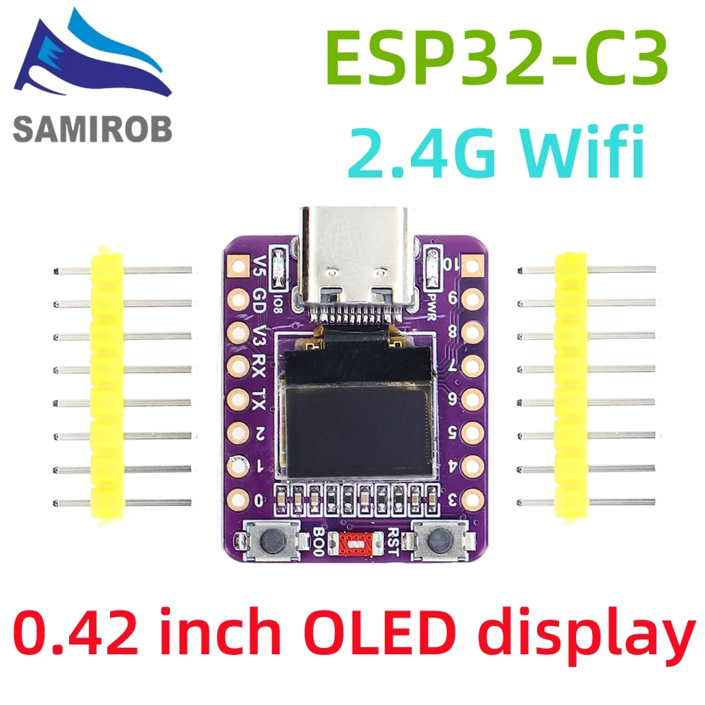 Placa-de-desarrollo-OLED-SAMIROB-ESP32-C3-antena-cer-mica-ESP32-placa-de-desarrollo-supermini ...