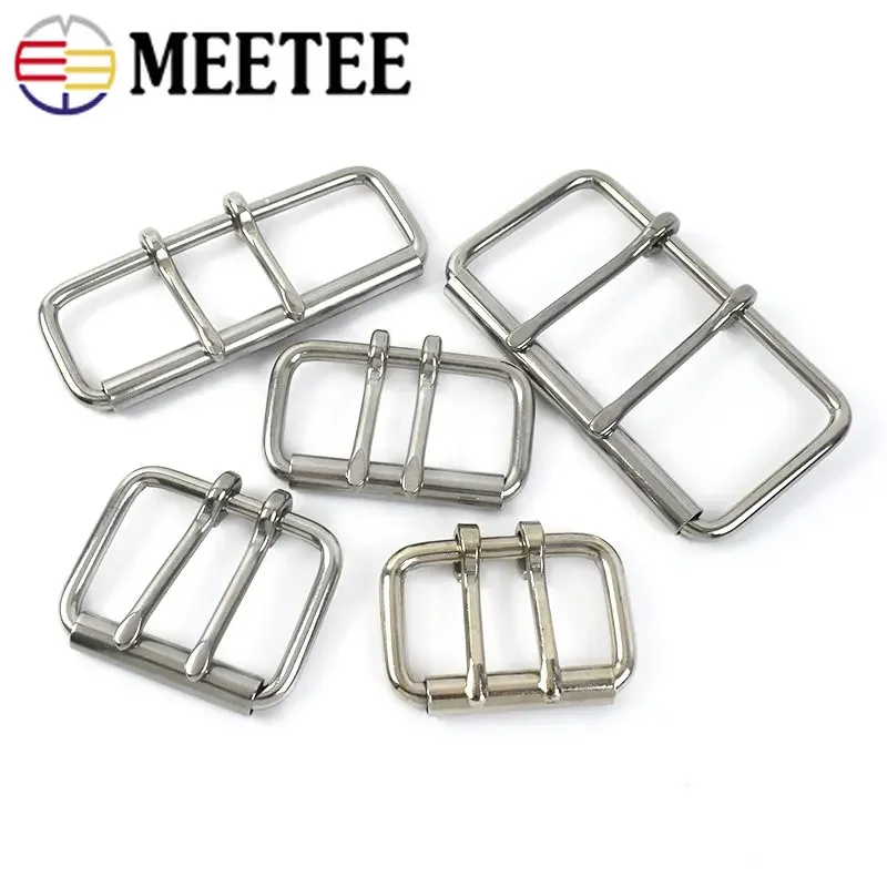 1Pc Meetee Metal Belt Buckle 52/60/102mm Tri Glide Clasp Stainless ...
