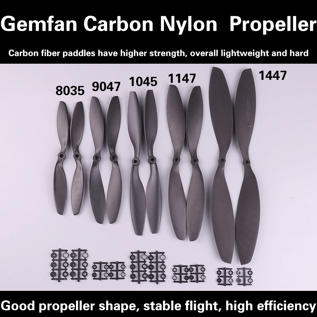 Gemfan-Carbon-Nylon-Multi-axis-Propeller-CW-CCW-8038-9047-1045-1147 ...