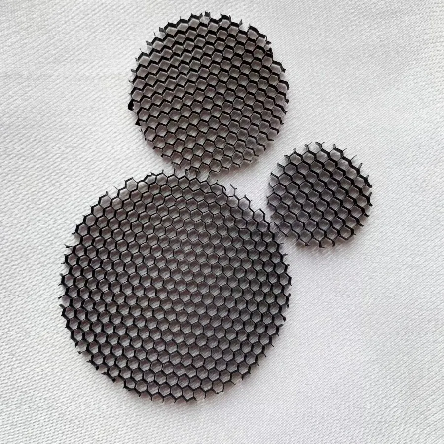 Scope-Black-Aluminum-Grille-LED-Light-Round-Honeycomb-Mesh-Cover-Anti ...