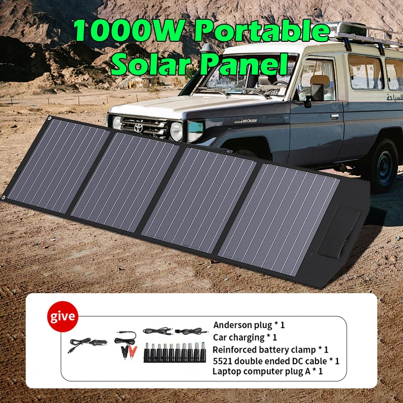 ETFE-1000W-Foldable-Solar-Panels-Cell-12V-18V-36V-Portable-Solar ...