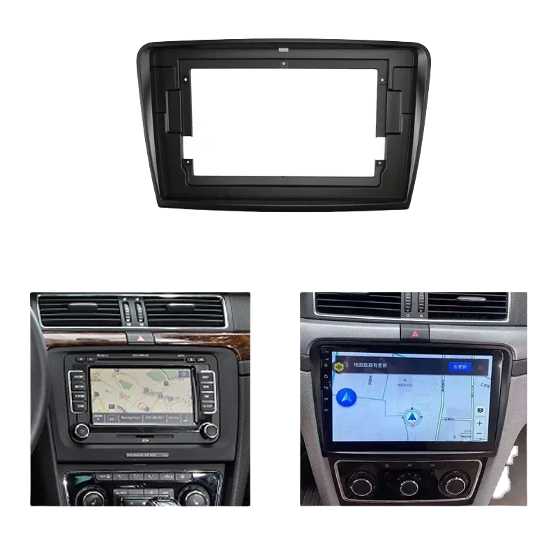10 inch Car Radio Frame Kit FOR SKODA SUPERB 2009-2013 Auto Stereo ...