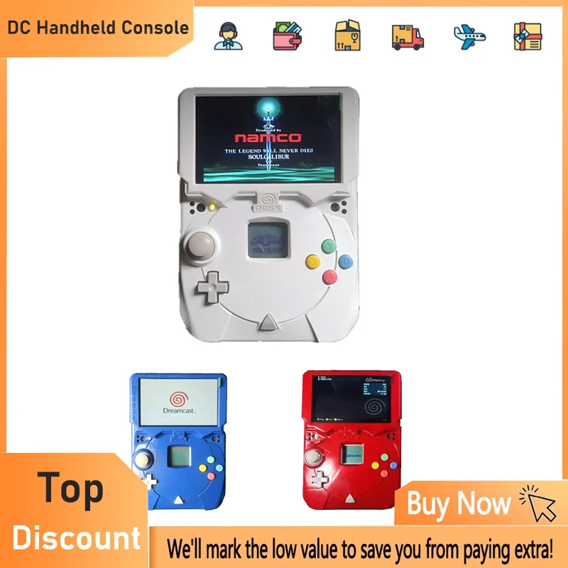 DREAMCAST-Handheld-Game-DREAMSHELL-or-GDEMU-Portable-Game-Console-DIY ...