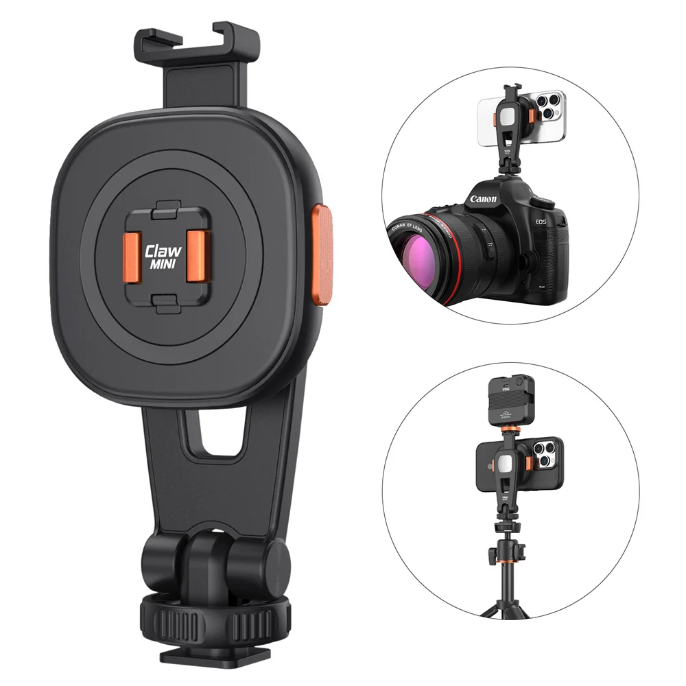 VRIG-MG-03L-Magnetic-Phone-Mount-Horizontal-Vertical-Shooting-Cold-Shoe ...