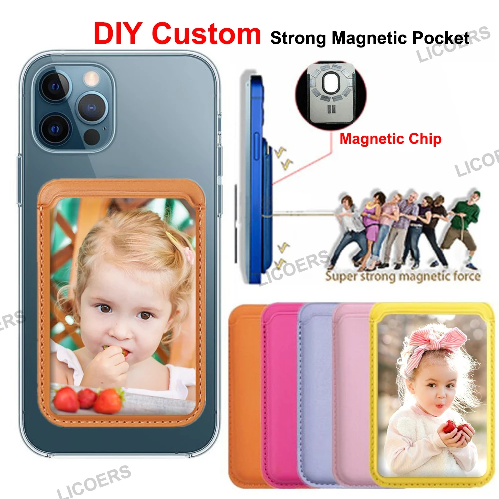 DIY Magnetic Card Phone Pocket for iPhone 17 Air 16 15 14 13 12 Pro Max ...