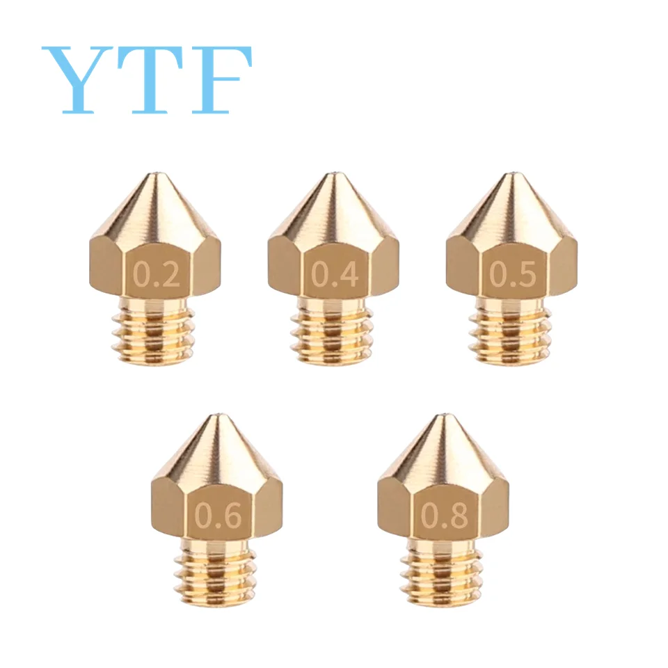 10pcs MK8 Nozzle Impressora 3D Printer Extruder For Prusa I3 Extruder 0 ...