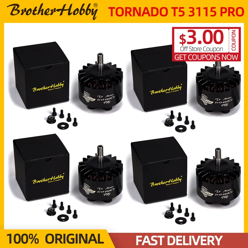 4PCS-BrotherHobby-Tornado-T5-3115-Pro-Brushless-Motor-400-640-900-1050 ...