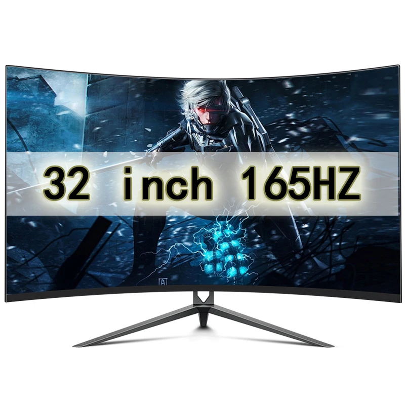 32 inch 165hz Monitors Gamer 1MS LCD Curved Monitor PC HD Gaming ...