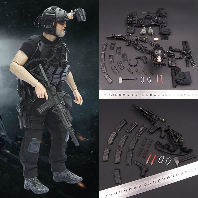 Navy Seals In Combat At Night