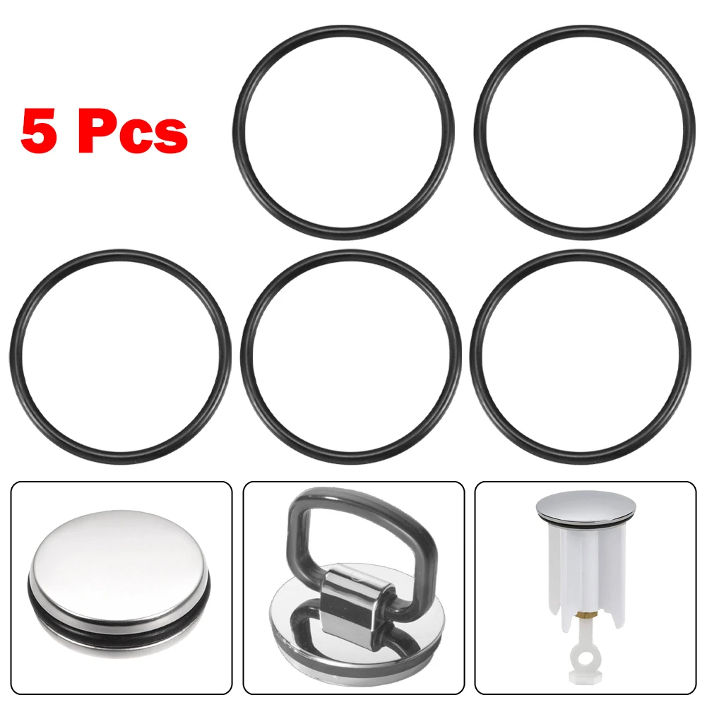 5pcs-O-Ring-For-38mm-Bath-SInk-Basin-Drain-Plug-Rubber-Seal-For-Fixes ...