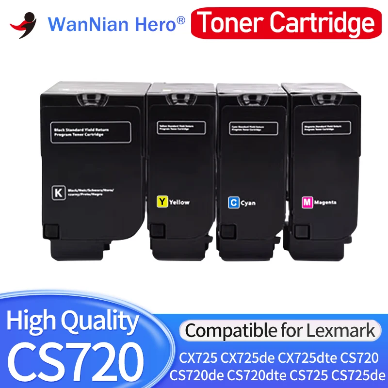 Cartucho de tóner 7K 74C1SK0 Compatible con impresora Lexmark CX725 ...