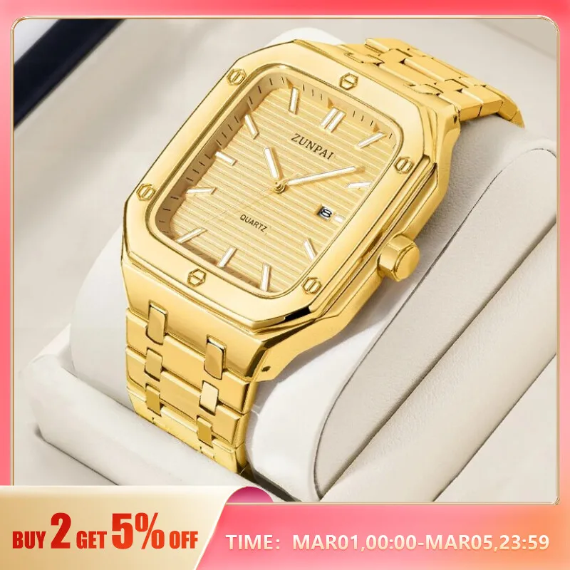 Luxus-Mode-Herren-quadratische-Uhren-einfache-m-nnliche-Gesch-ft ...