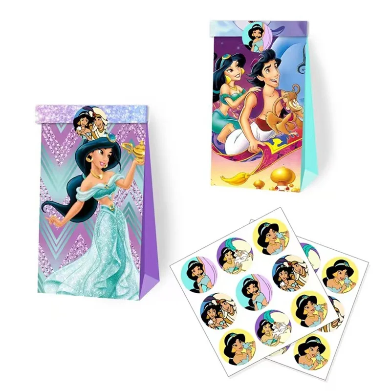 12Pcs-Disney-Jasmine-Princess-Candy-Bag-Decorations-Baby-Shower-Jasmine ...