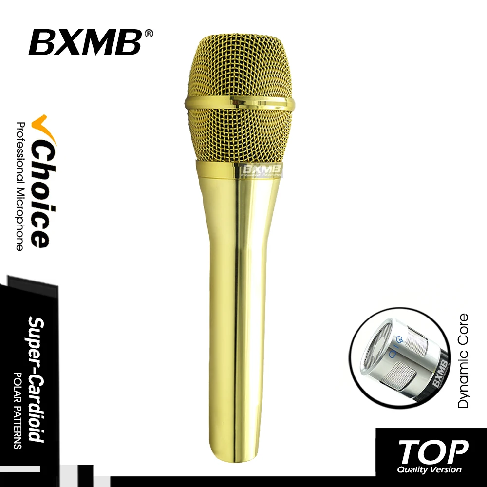 Microfone-Din-mico-Super-Cardi-ide-Profissional-Com-Fio-Cor-Dourada ...