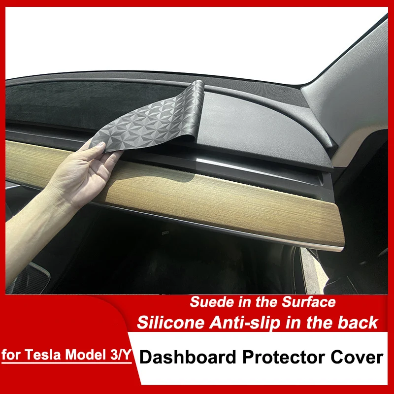 Model3 Highland 2024 Suede interior Accessories For Tesla Model 3 Y ...