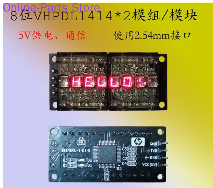 Tubo-Digital-LED-HPDL-1414-pantalla-VFD-de-cuatro-caracteres-HPDL1414 ...