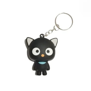 Chococat PVC Keychain Key Chain Ring Black Cat Kawaii Cute Keychains ...