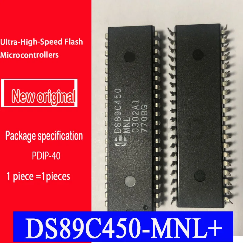 New-original-spot-DS89C450-MNL-PDIP-40-Ultra-High-Speed-Flash-Microcontrollers-IC-8-bit ...