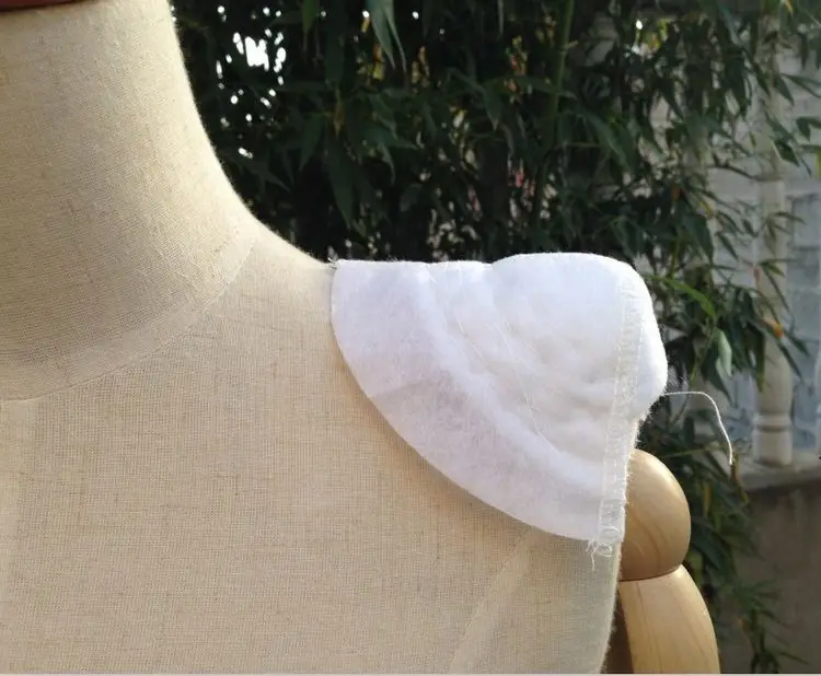 1pair-2pcs-Thick-25mm-White-Black-High-Shoulder-Padded-Shoulder-Padding ...