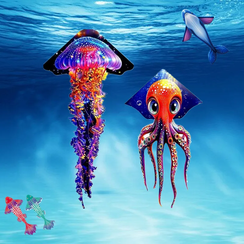 Professional kites flying jellyfish kites for adults kites outdoor ...