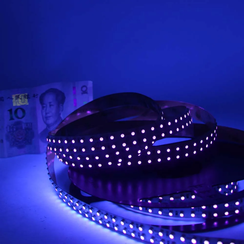 Tira-de-luces-led-UV-ultravioleta-tira-Flexible-de-luces-de-395-405nm ...