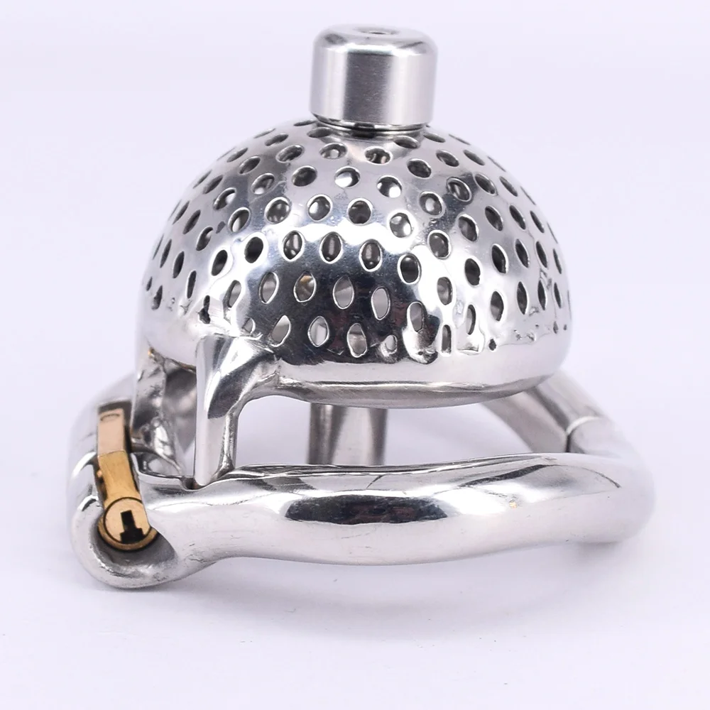 45mm Stainless Steel Male Small Chastity Devices Metal Ball Cage Penis ...