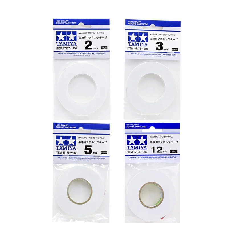 TAMIYA-Masking-Tape-for-Curves-87177-87178-87179-87184-Model-Tape-Set-2 ...