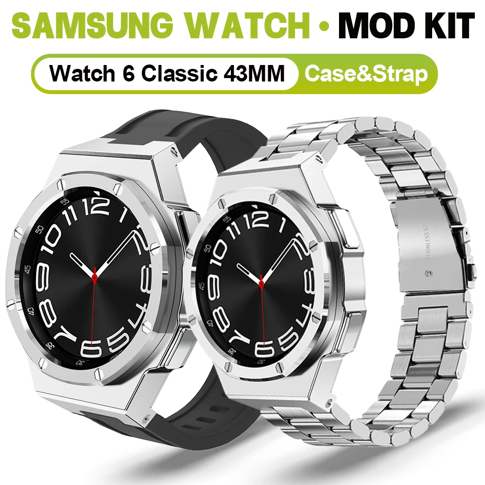 Modification-Kit-For-Samsung-Galaxy-Watch-6-Classic-43mm-Metal-Case ...