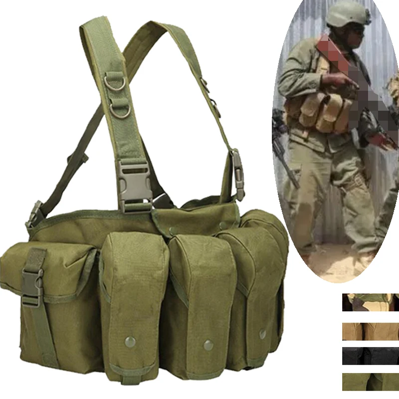 Tactical-training-assault-vest-AK47-vest-with-magazine-bag-outdoor-CS ...