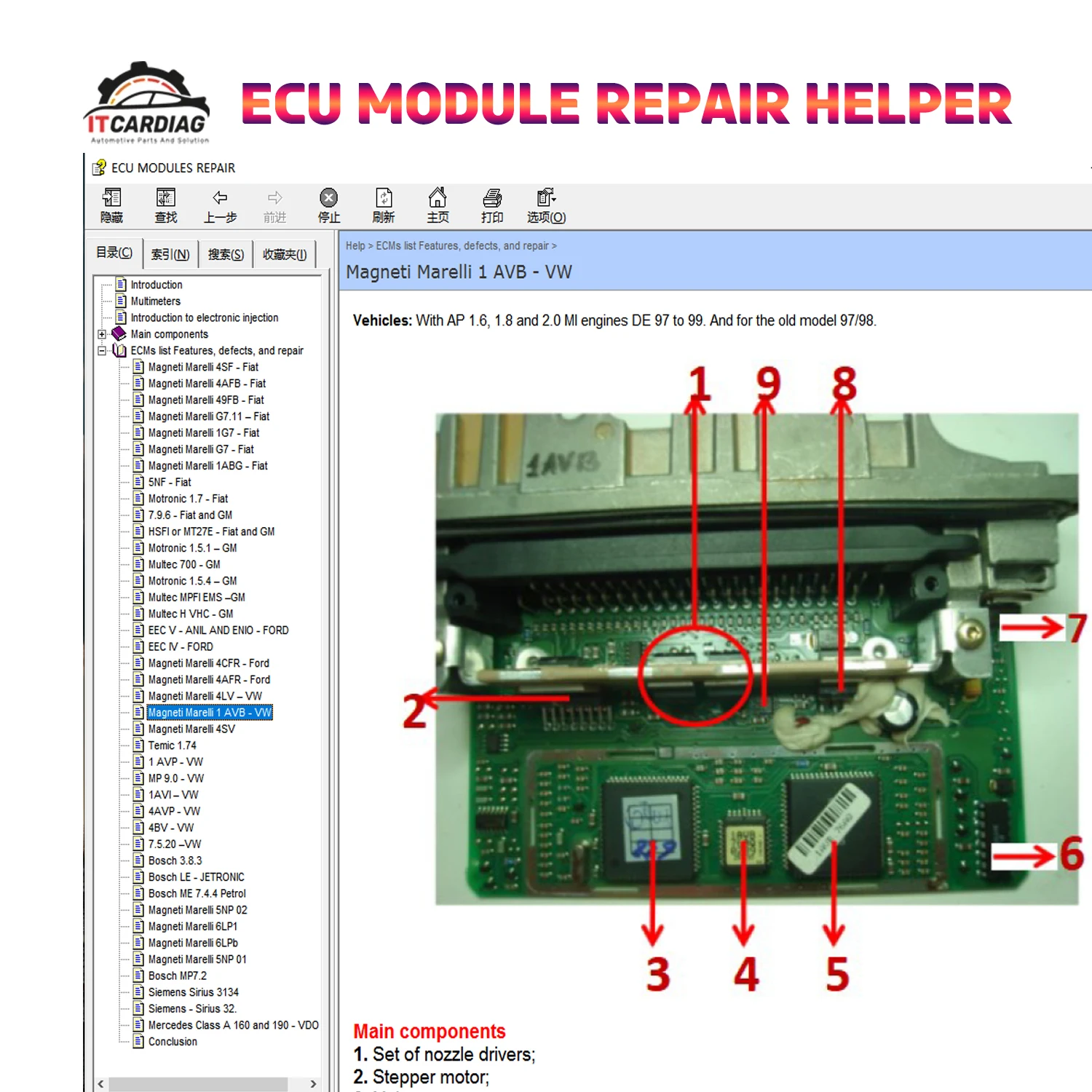 ECU-MODULES-Repair-Helper-E-Book-ECU-Repair-Software-ECUs-Pinout-Immo ...