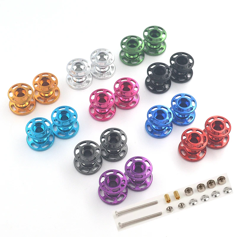 2PCS-1pair-95423-94945-12-13mm-Double-Aluminum-Guide-Rollers ...