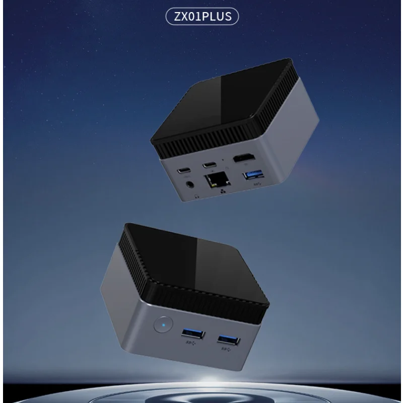 ZX01 PLUS Intel Twin Lake N150 Quad Core Mini PC Windows 11 12GB LPDDR5 ...