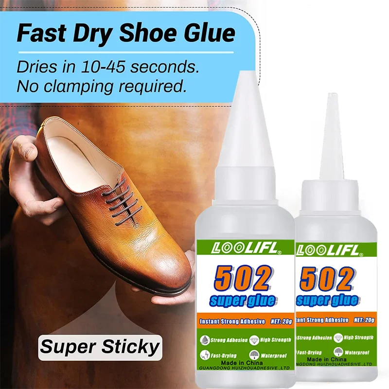 Shoe Glue, Fast-Drying Shoes Repair Adhesive, Clear Superglue for ...