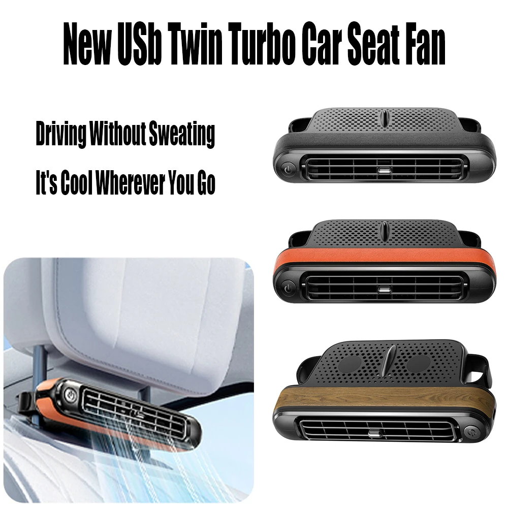 Car-New-Rear-Seat-Cooling-Fan-Electric-Three-Speed-Adjustable-Wind ...